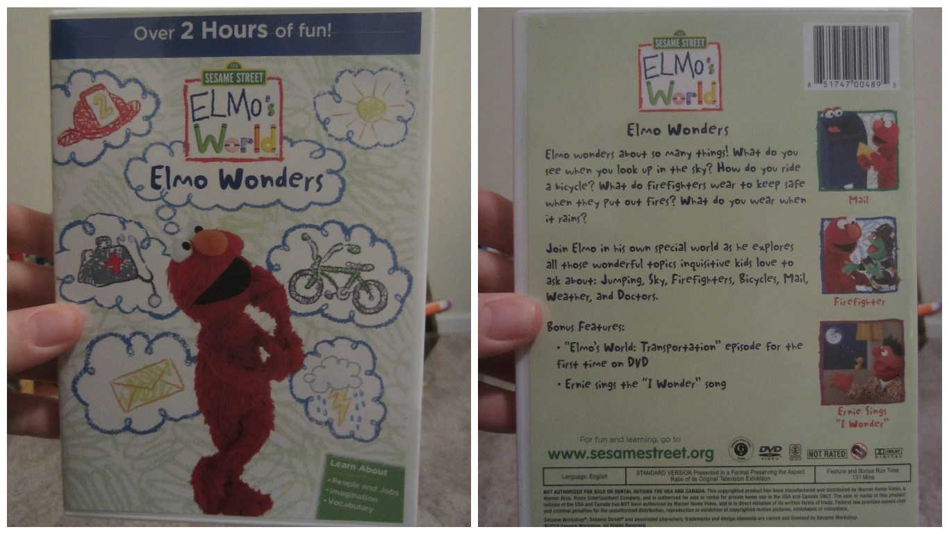Elmo’s World: Elmo Wonders DVD Review: Release Date, February 2nd, 2016 ...