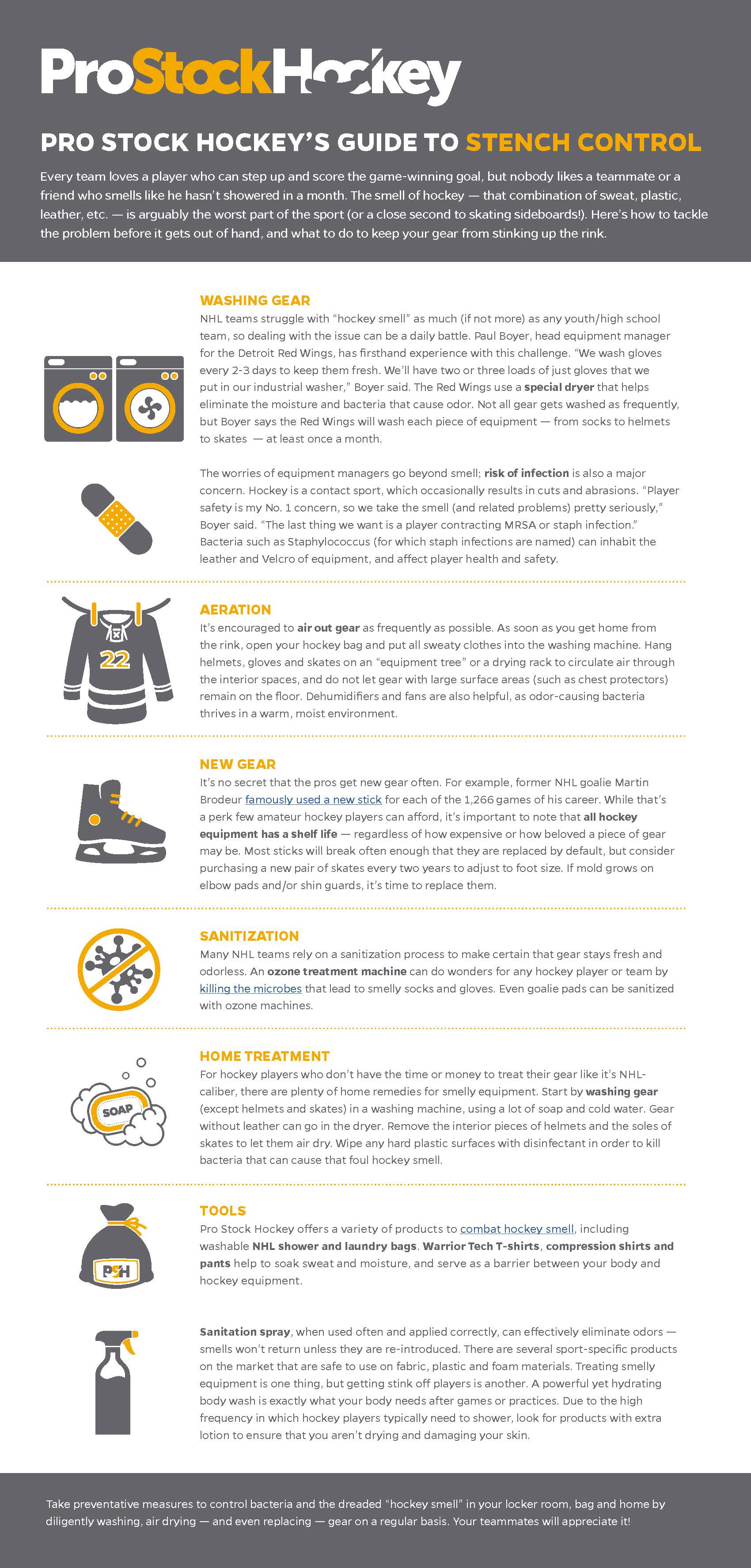 Hockey Guide To Stench Control (by Guest Blogger, Pro Stock Hockey ...
