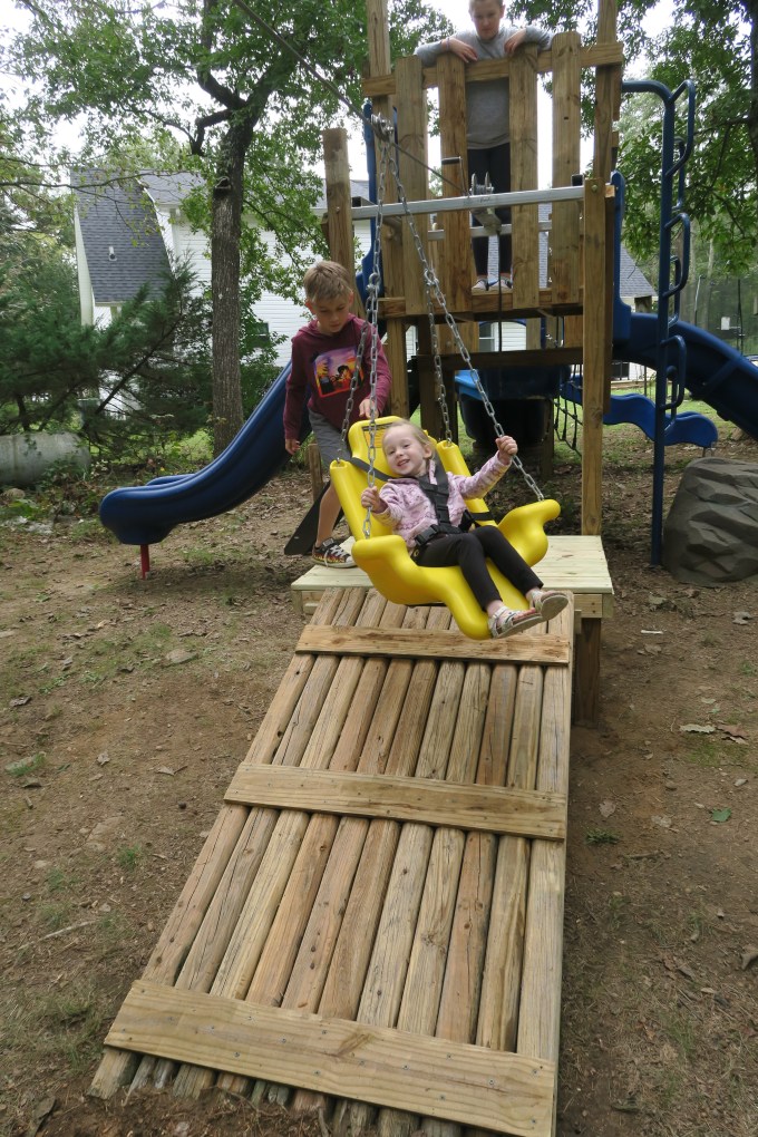 Dear Jack: Helping Your Sister on Papa’s New Zipline Chair Ride ...
